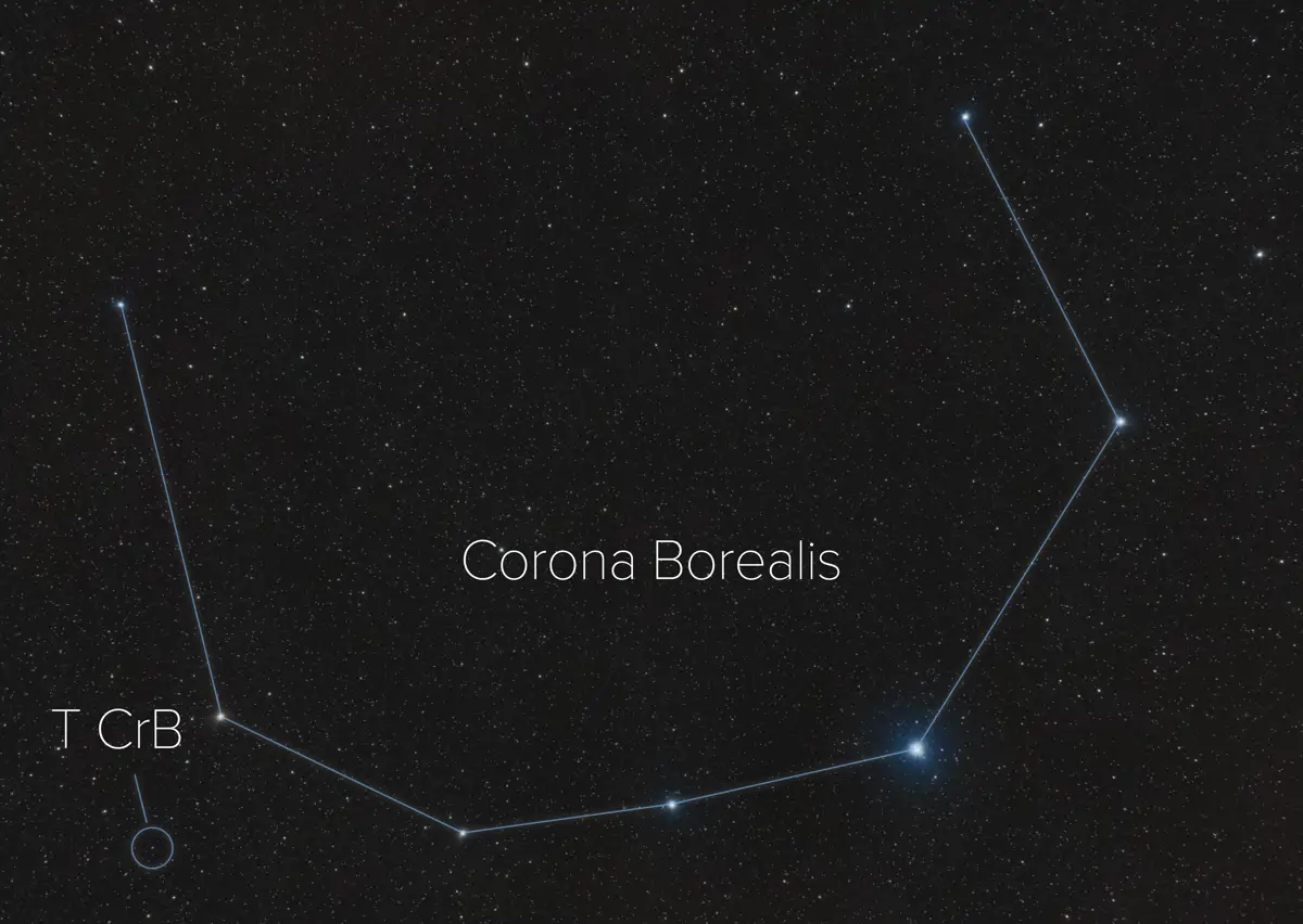 Dónde ver a T Coronae Borealis, la estrella a punto de estallar como ...
