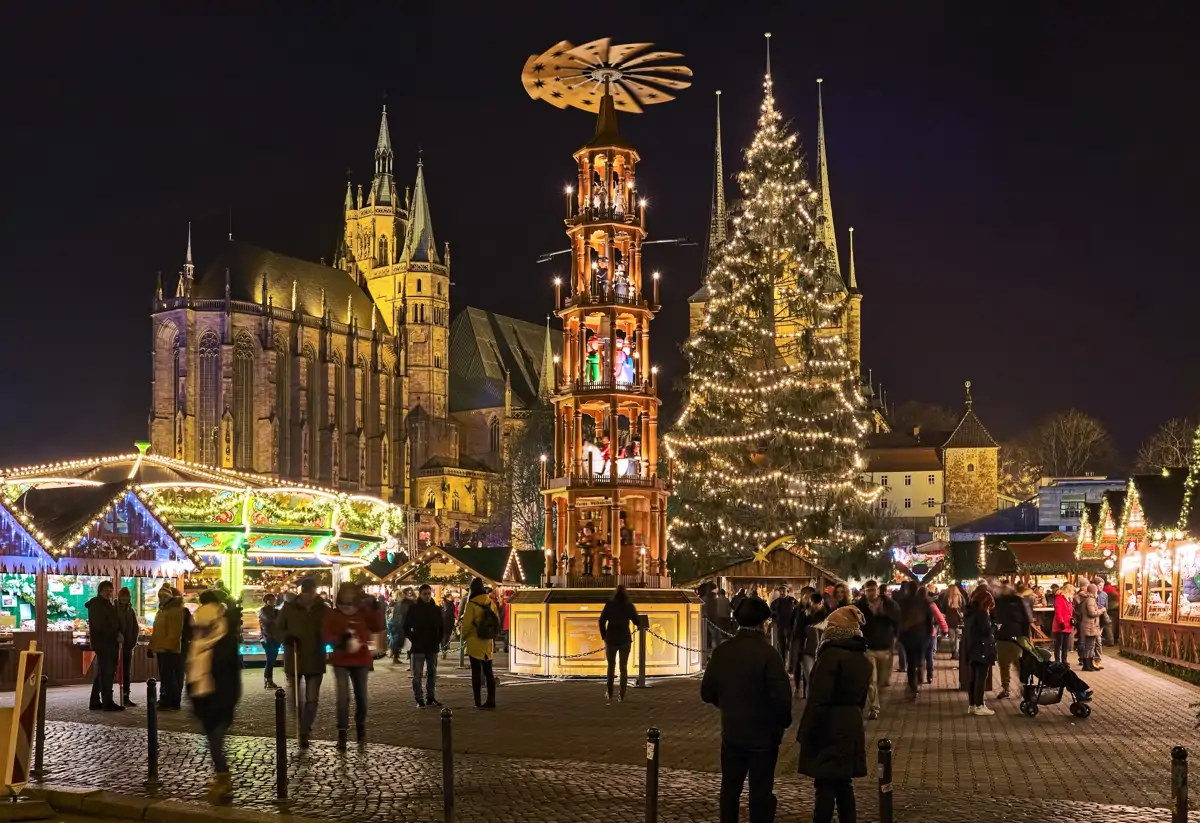 Erfurt, el mercadillo de Navidad de Alemania que cumple 175 años ...