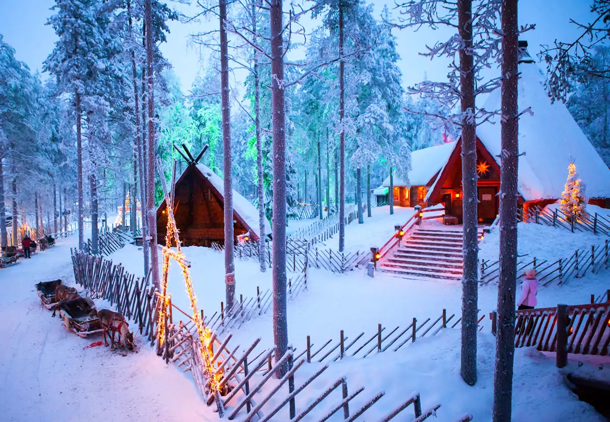 El reino de hielo de Finlandia
